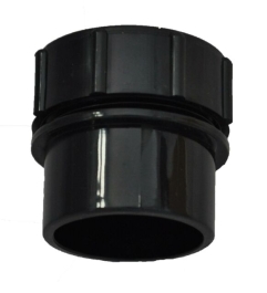 Solvent Weld 40mm Access Cap Black